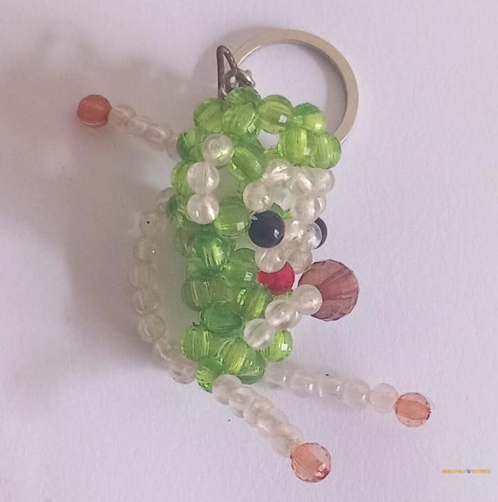 Buy Handcrafted Beaded Monkey Keychain Online at Sri Lanka Stores